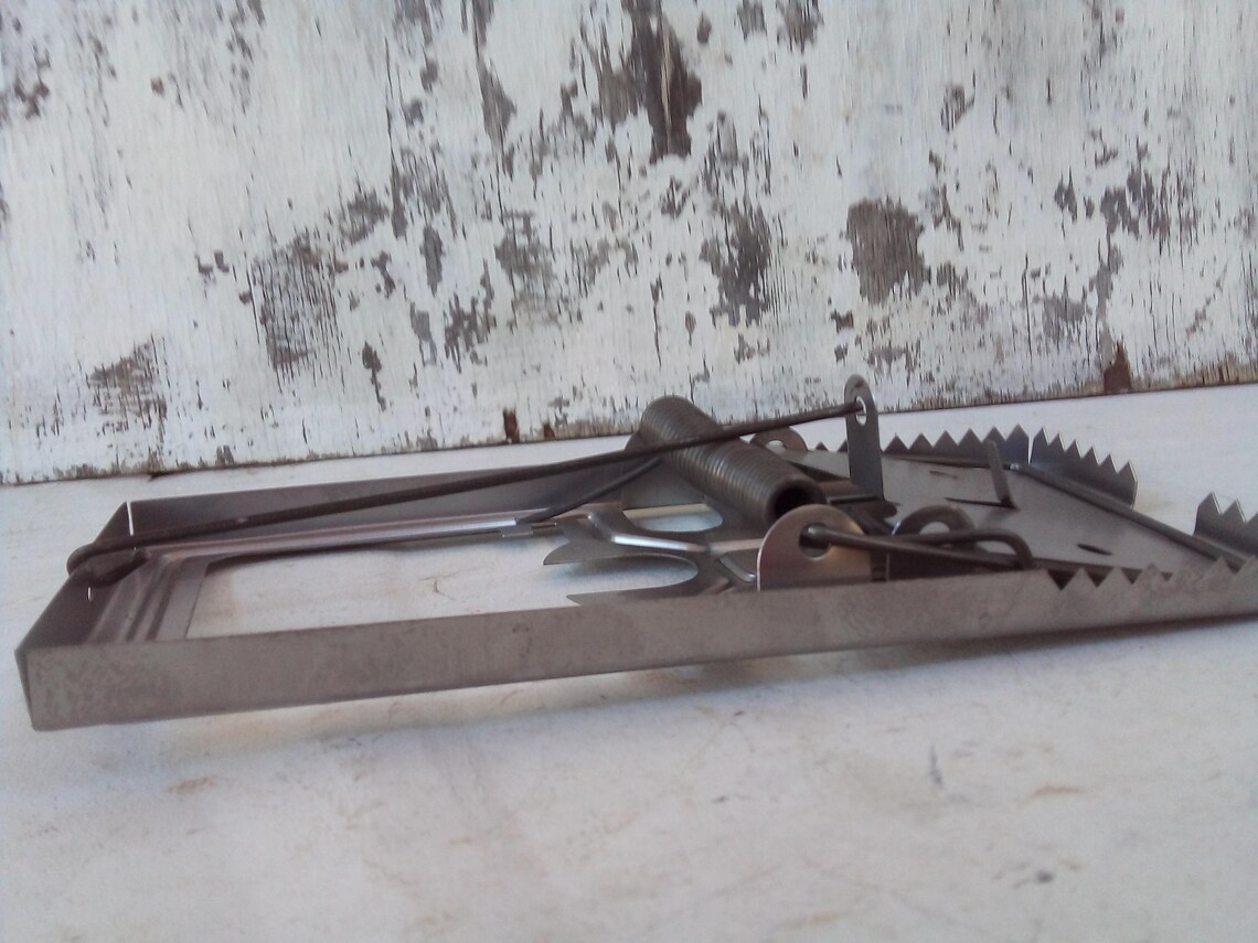 Mouse Trap, Vintage Wire Mousetrap, Primitive Rustic Metal Mouse Trap ...