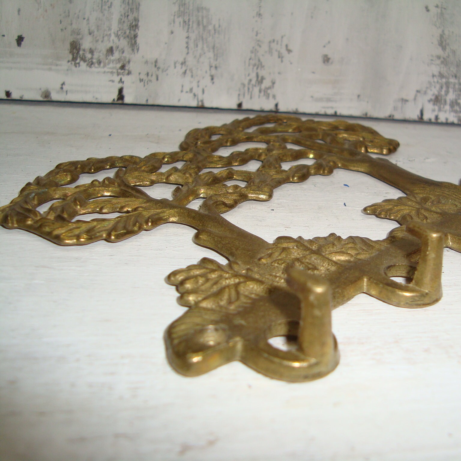 Brass Hanger, Vintage Brass, Old Brass Hanger Hooks, Coat Hangers ...