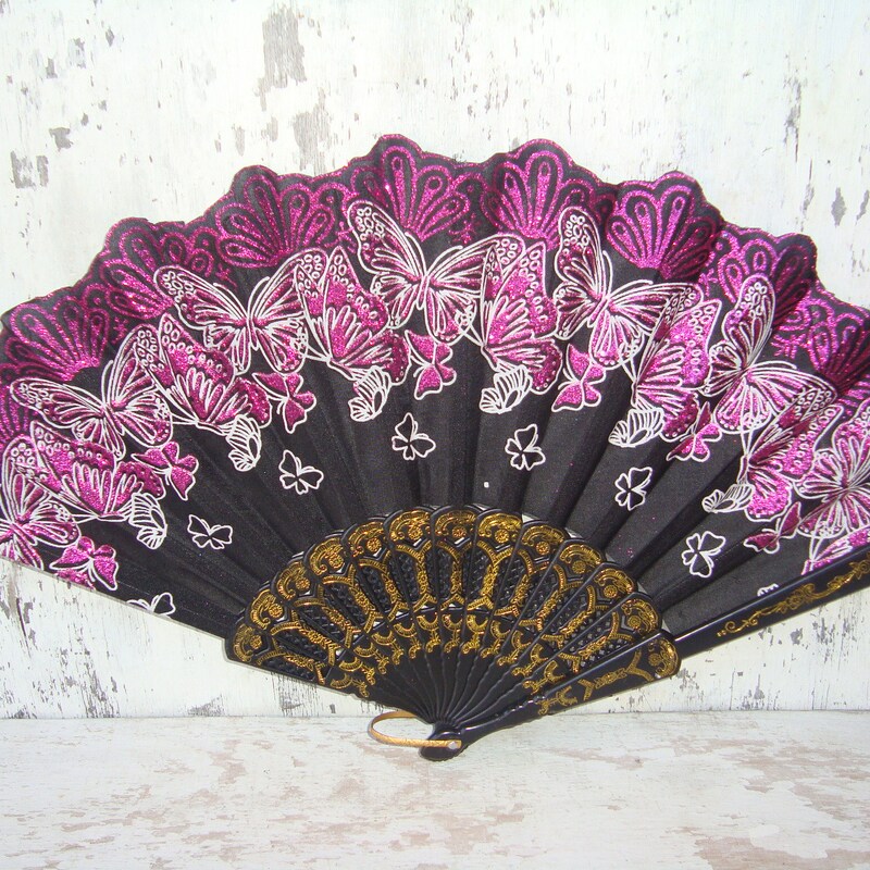 Hand Held Fan - Etsy