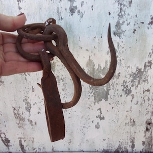 Old Hook - Hand Forged Hook - Very Old Hook - Butcher Hook - Primitive ...