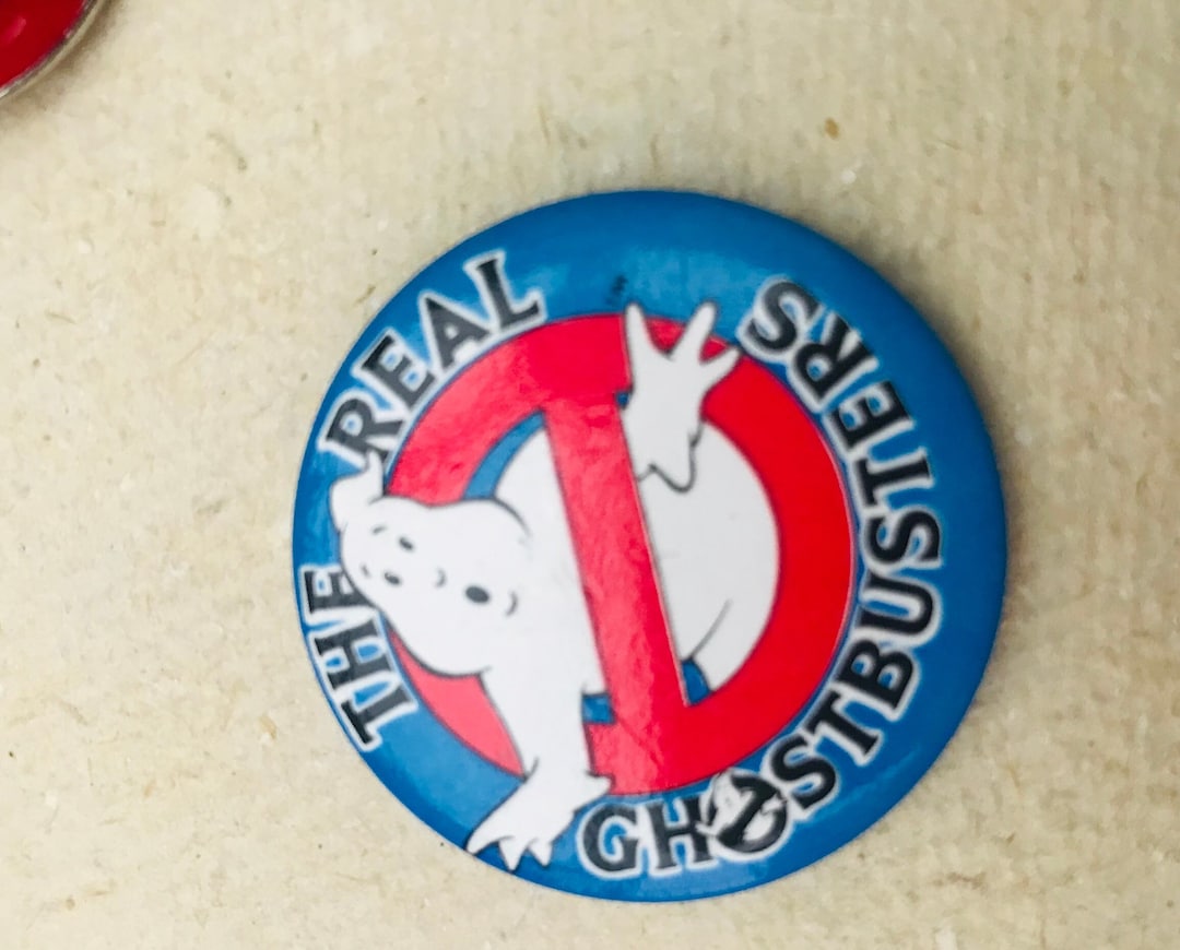 Ghostbusters Badge Pin From 1980s the Real Ghostbusters - Etsy