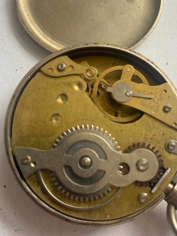 Federal vintage retro pocket watch round Original g… - Gem