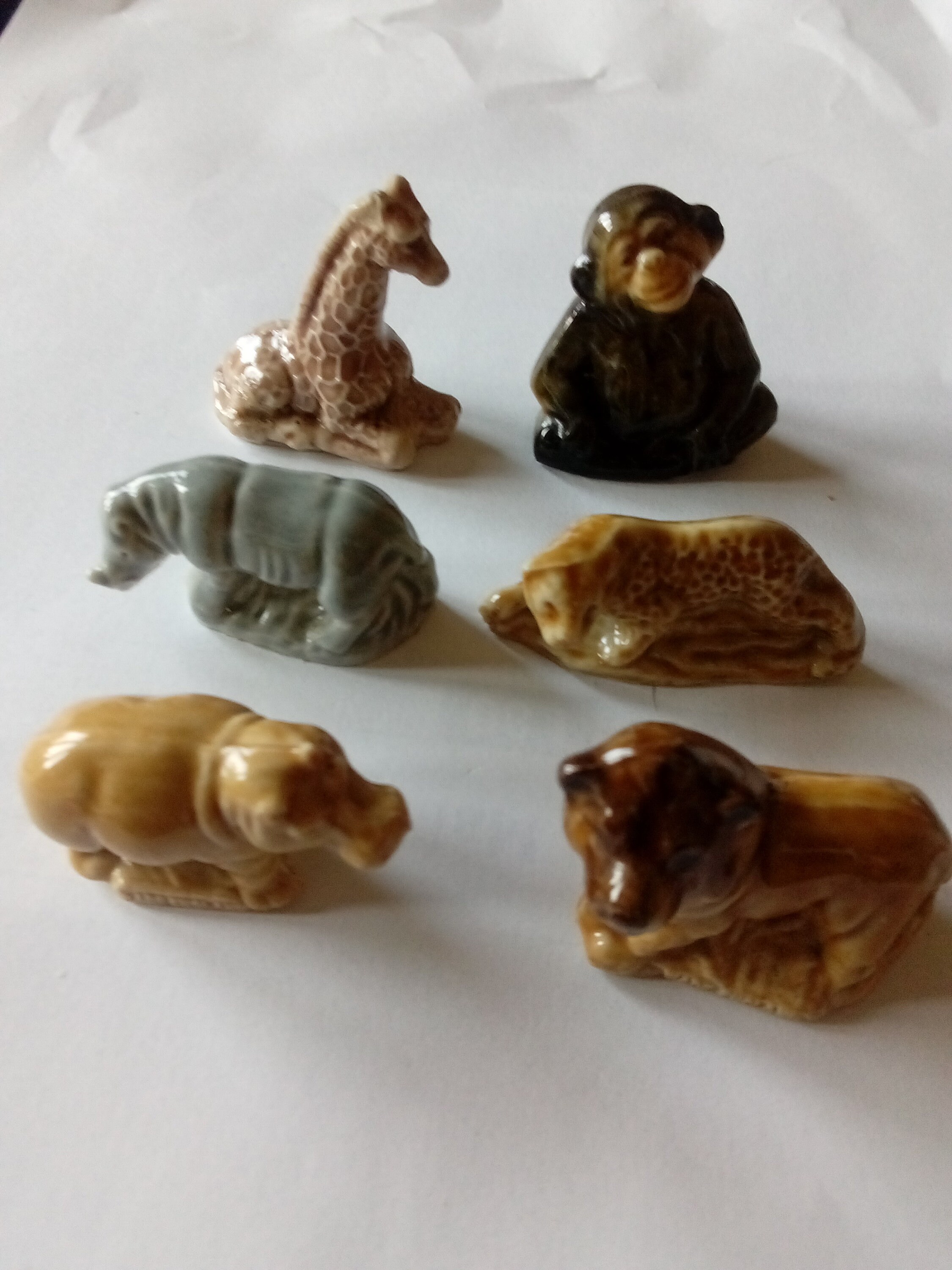 Six Wade Whimsies Zoo Animals - Etsy UK
