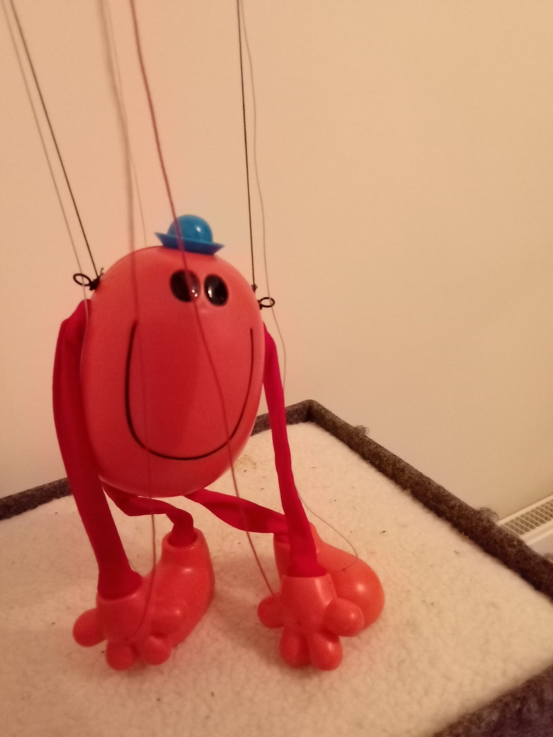 Mr. Men Mr. Tickle Puppet With Box - Etsy