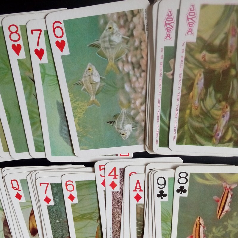 Retro Playing Cards - Etsy