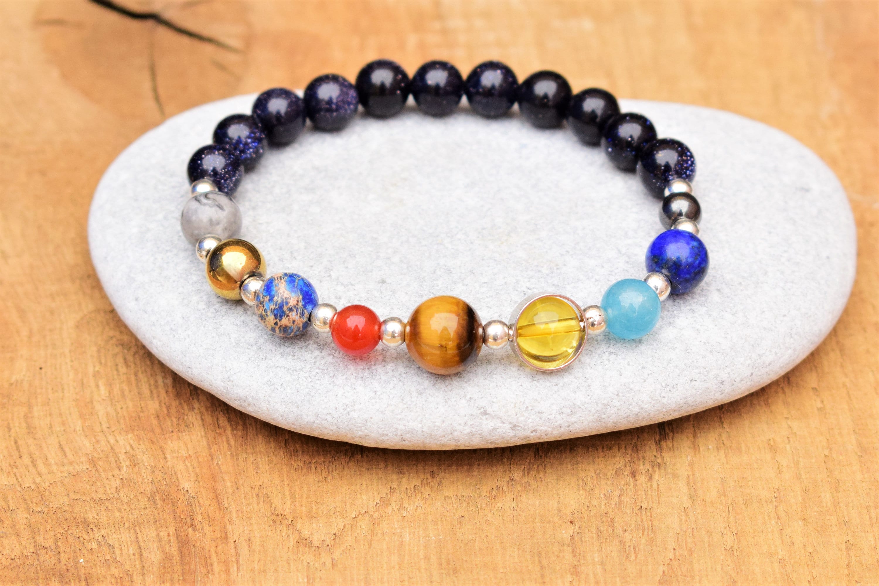 Solar System Bracelet Galaxy Bracelet Outer Space Jewelry - Etsy UK