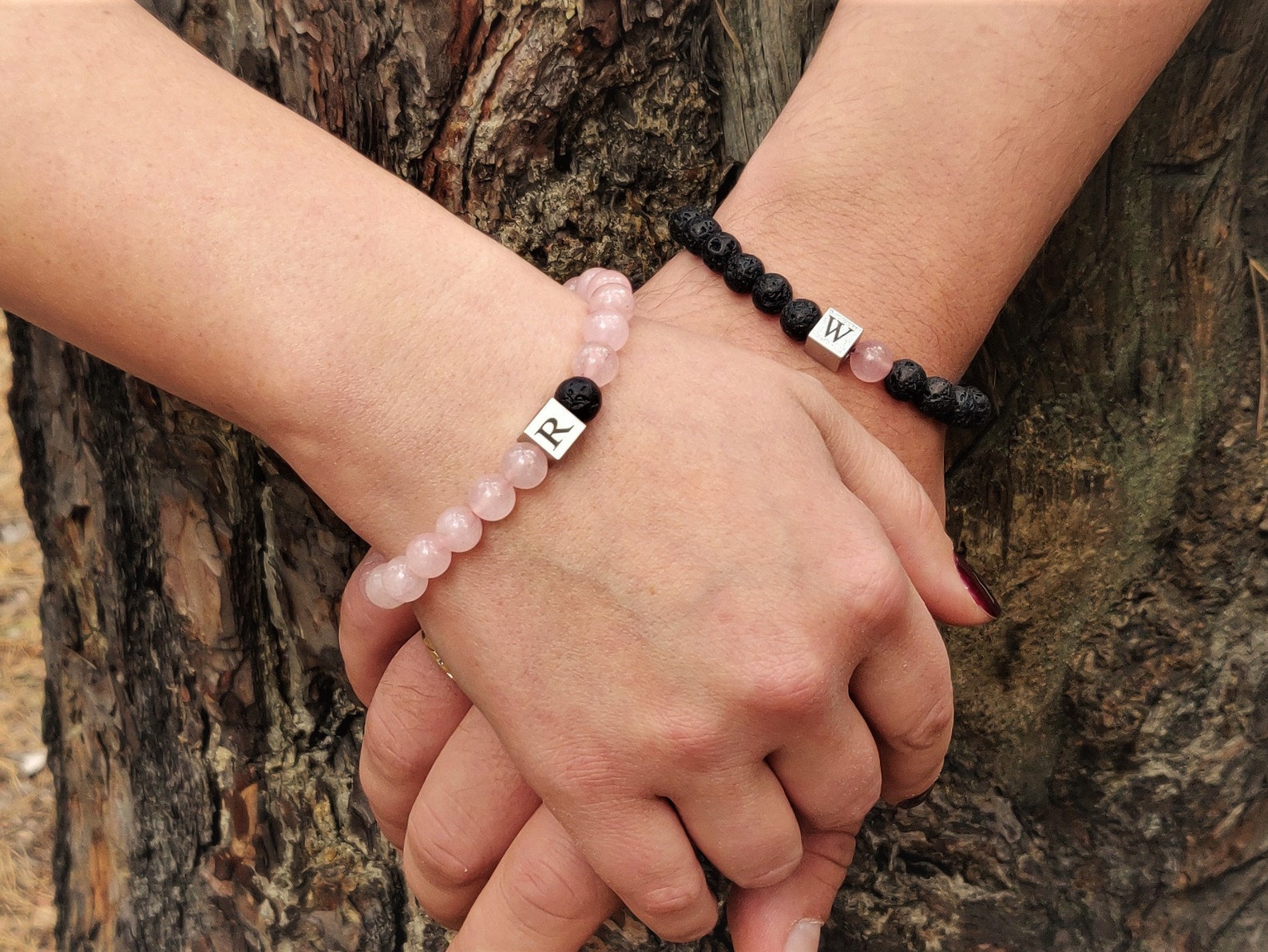 Distance Bracelet Couple Matching Couples Jewelry Set 1 Year - Etsy