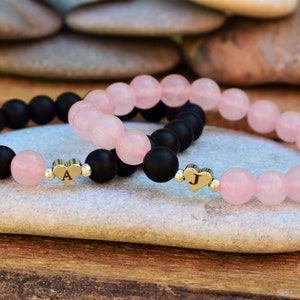 Personalized Couple Bracelets Long Distance Boyfriend Bracelets Custom ...