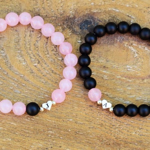 Personalized Couple Bracelets Long Distance Boyfriend Bracelets Custom ...