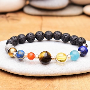 Solar System Bracelet Galaxy Bracelet Outer Space Jewelry Astronomy ...