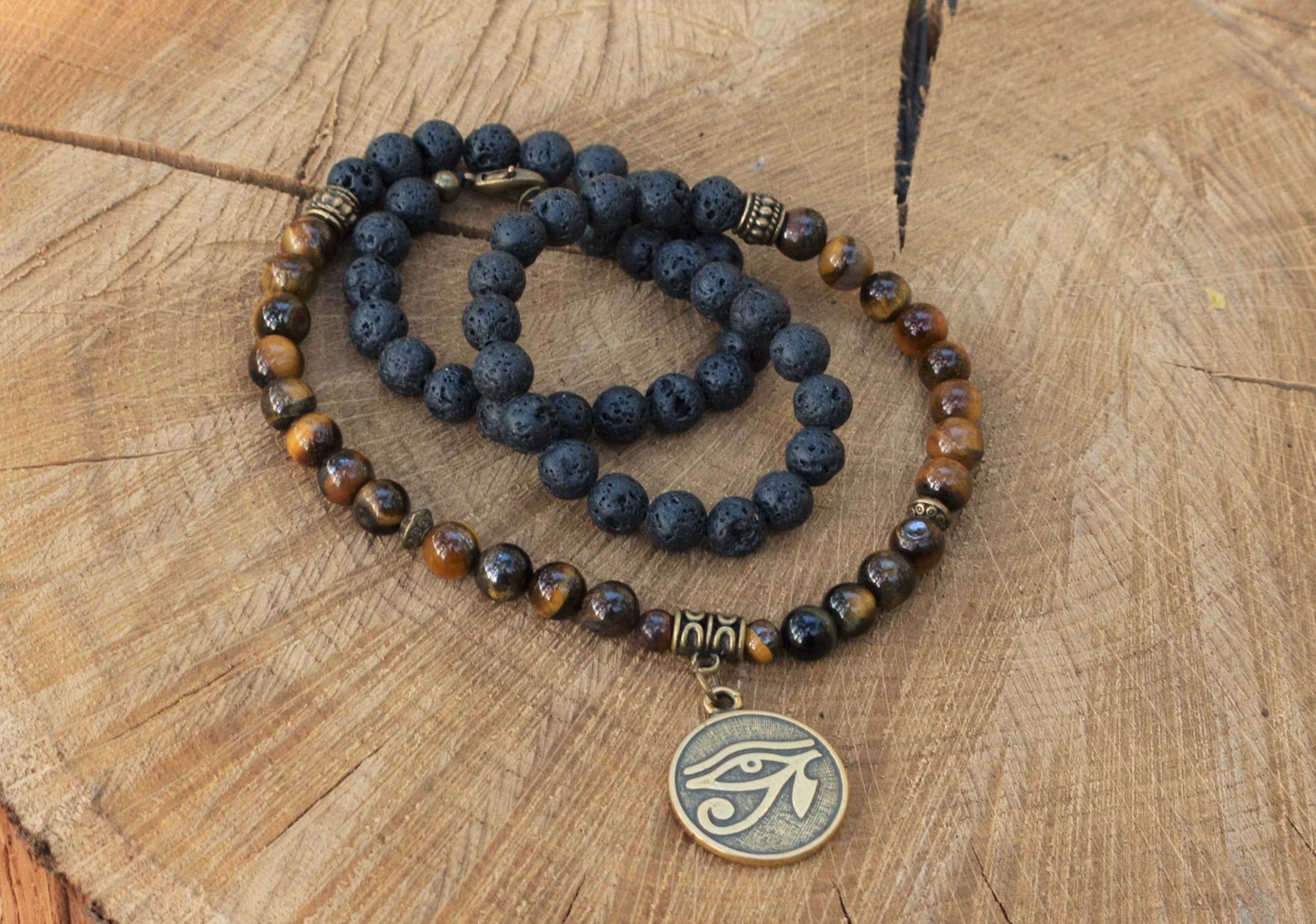 Eye of Horus Necklace Men Women Eye of Ra Necklaces Egyptian - Etsy