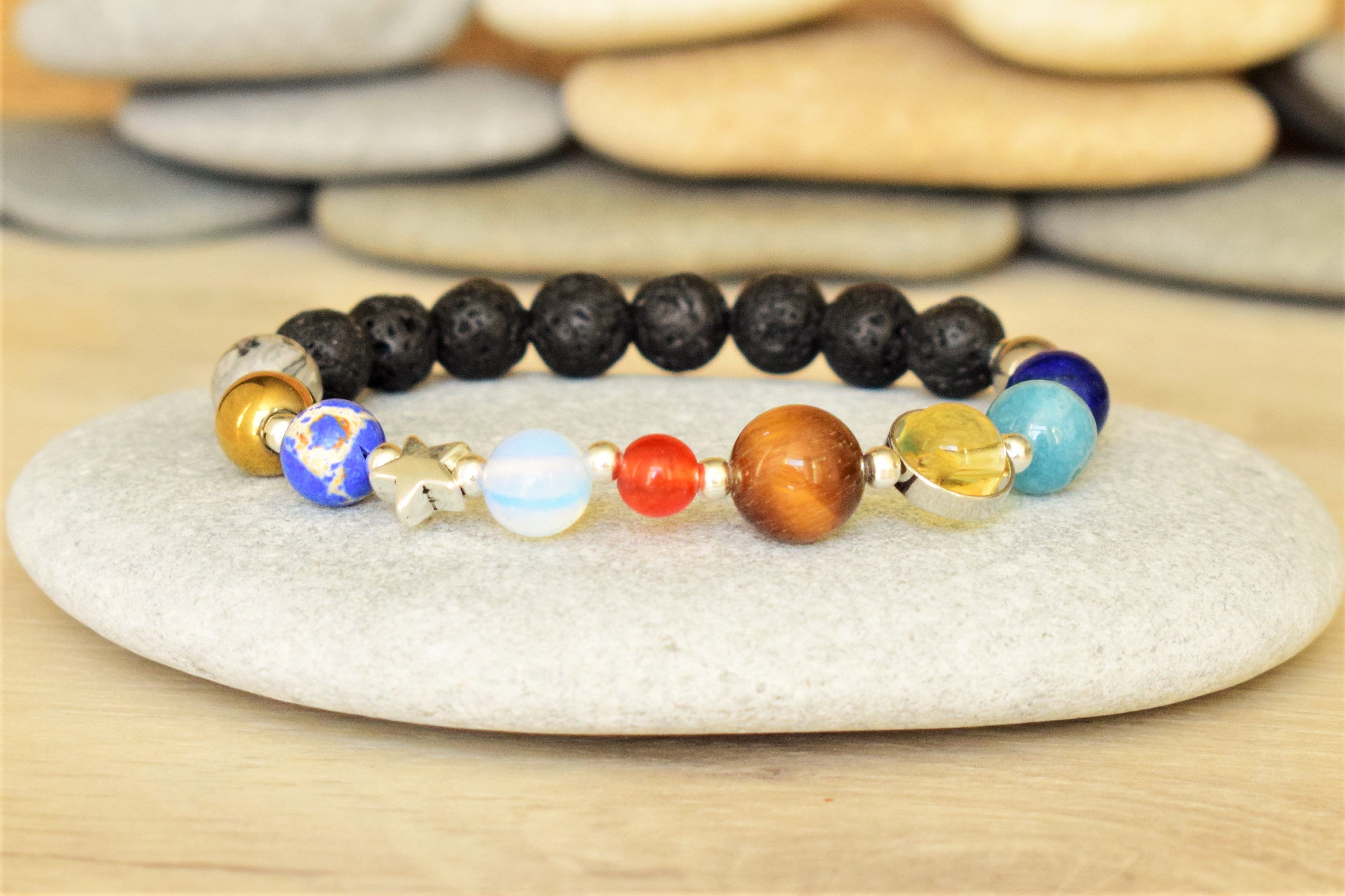 Space Bracelet Solar System Bracelet Astronomy Jewelry Geek - Etsy