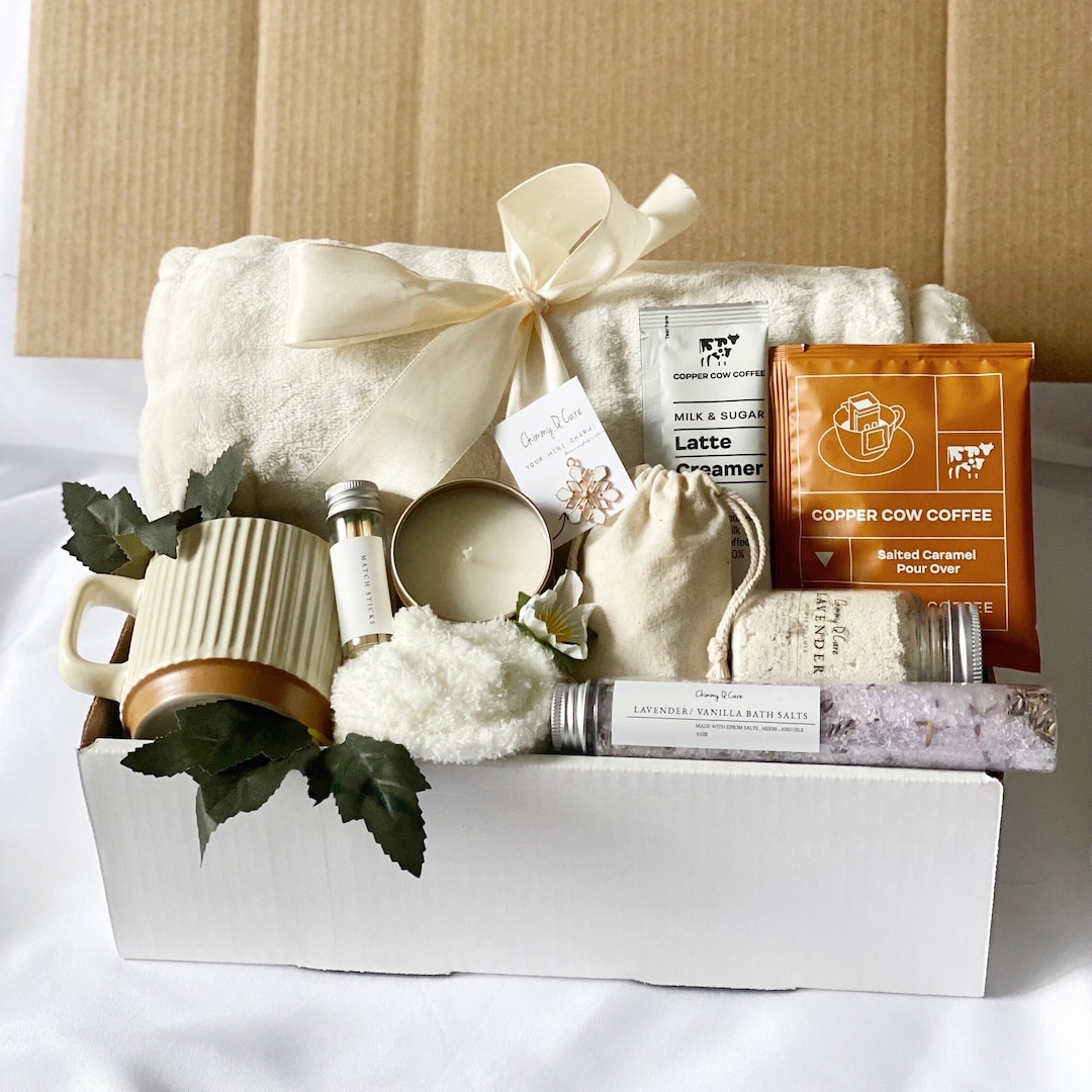 Relaxing Gift Box - Lavender Spa Bath Gift Box - Hygge Gift Box ...