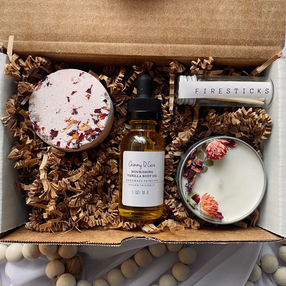 Rose Beauty Box | Bath Beauty Box | Gift Box for Woman | Spa Gift Box ...