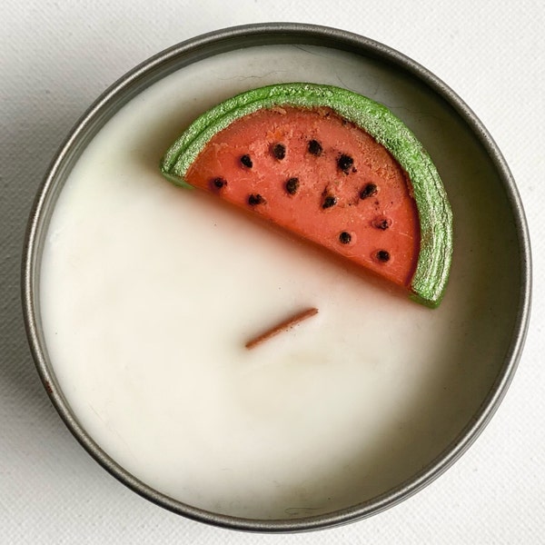 Watermelon Candle - Etsy