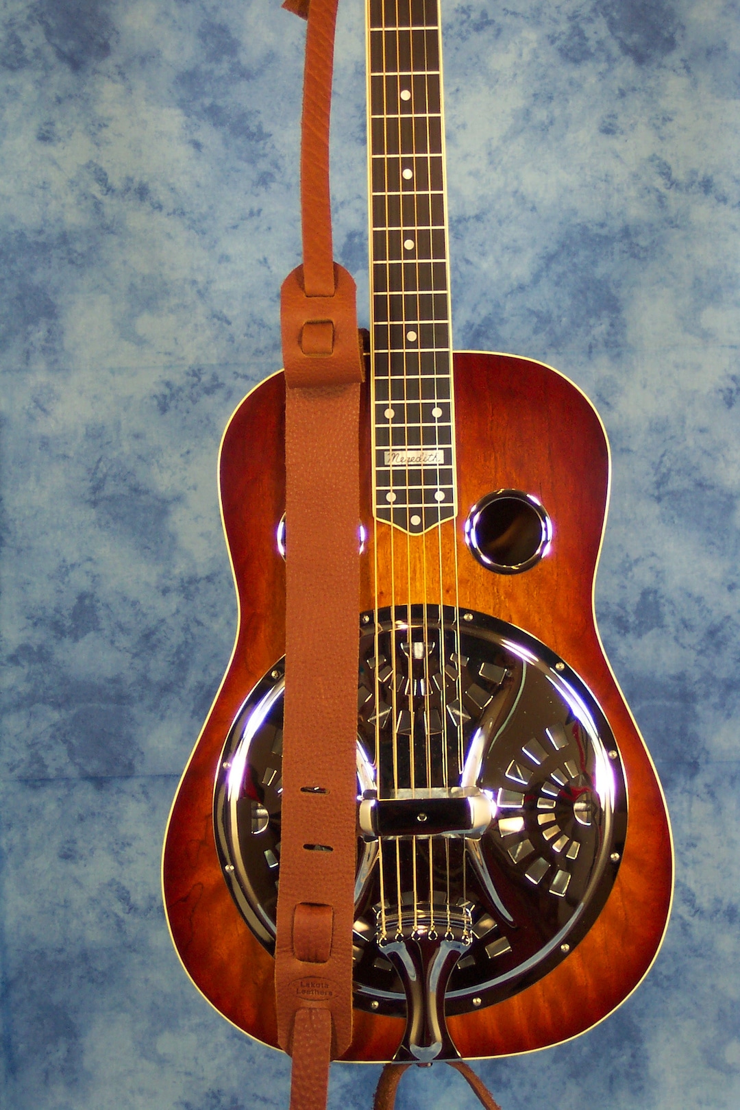 Lakota Leathers 2" Bison Leather (buffalo) Resonator Guitar Strap (fits ...