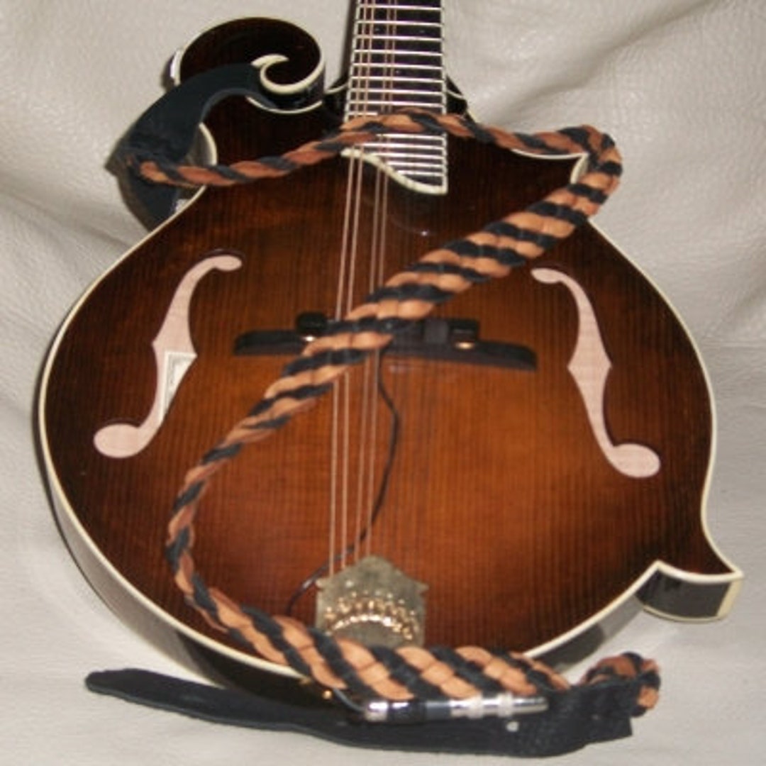 Lakota Leathers Flat Braided Leather MANDOLIN or UKULELE Strap - Etsy