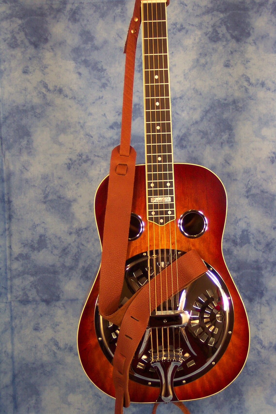 Lakota Leathers 3" Bison Leather (buffalo) Resonator Guitar Strap (fits ...