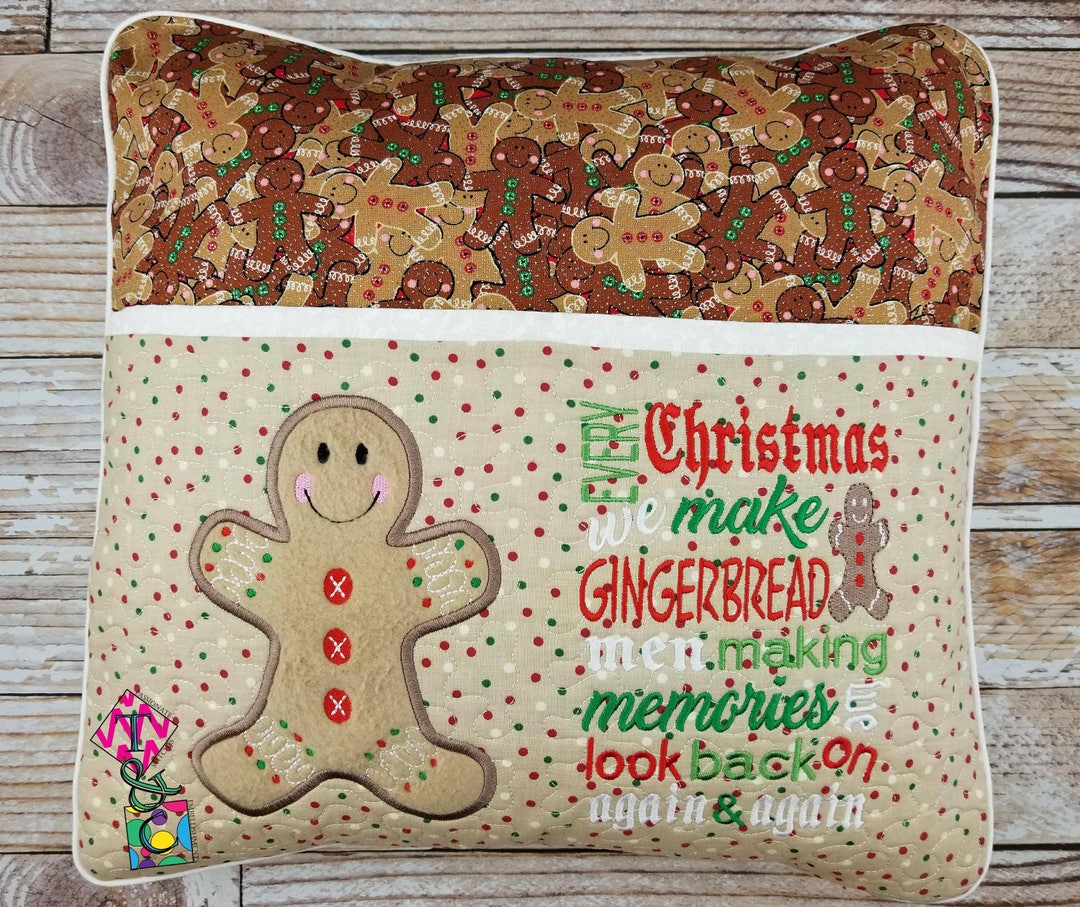 Gingerbread Man Bundle Storybook Pillow Designs - 5x7 Design - INCLUDES ...