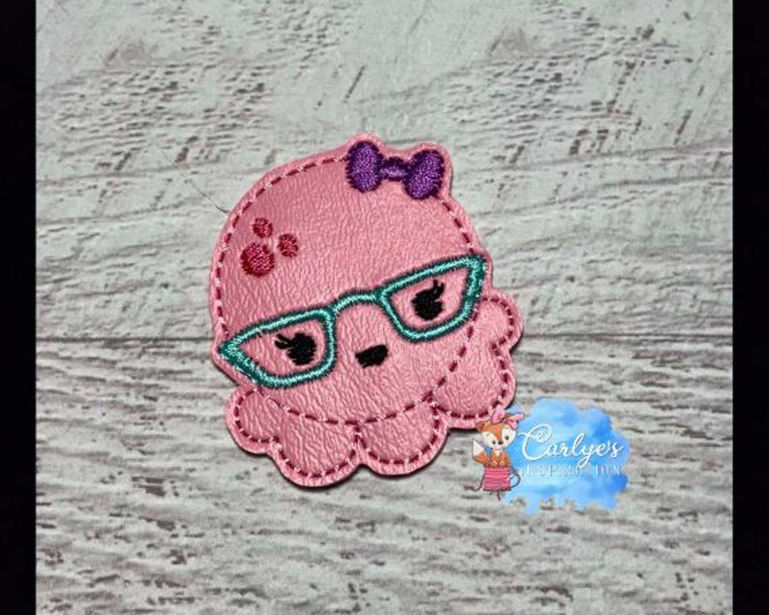 Smart Octopus Feltie Design - 4x4 Design -feltie - Embroidery - in the ...