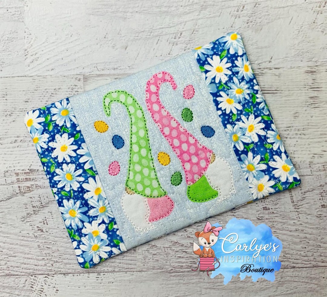 Easter Gnomes COMPLETELY in the Hoop Mug Rug Design - Easter - 5x7 & 6x10 - Embroidery - ITH ...