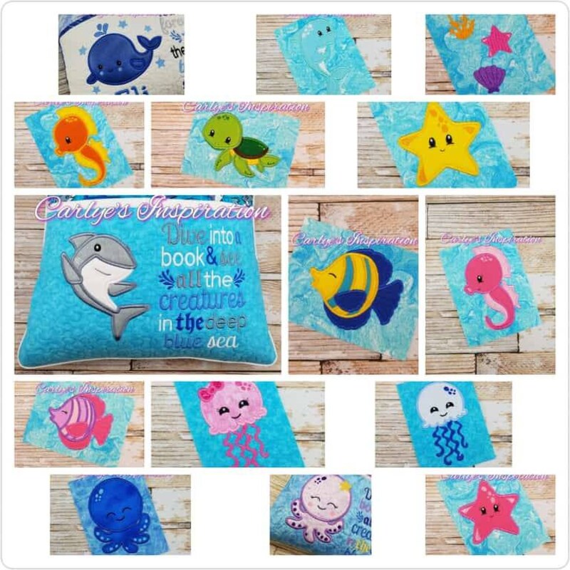 Sea Animal Applique - Etsy