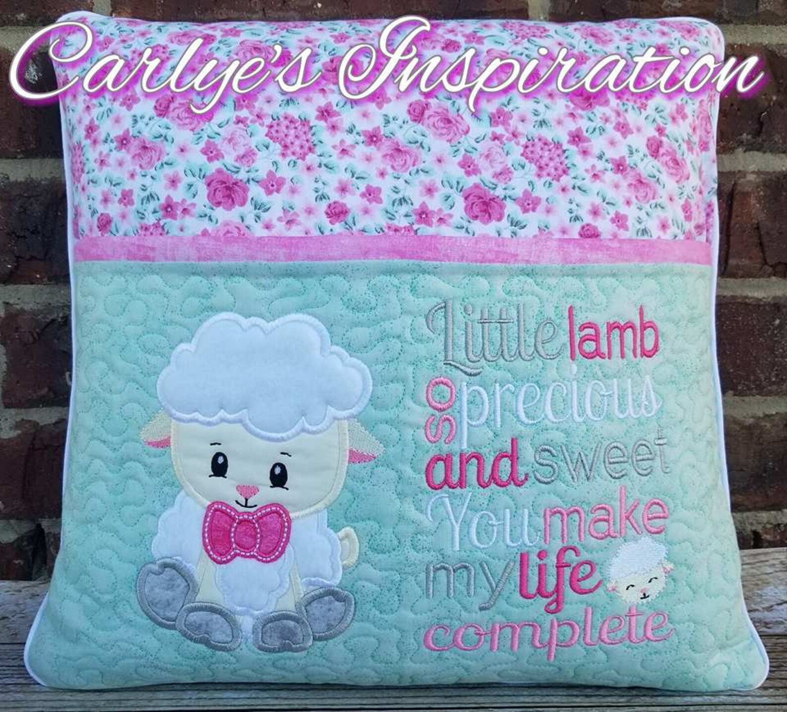 Lamb Applique Design 5x7 Design Embroidery Applique - Etsy