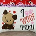 I Woof You Bundle Storybook Pillow Designs - 5x7 Design - INCLUDES 2 ...