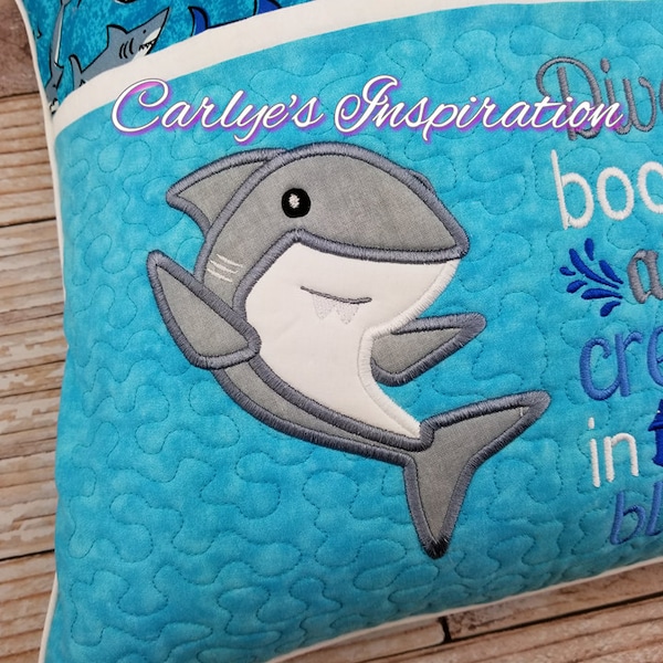 Shark Applique - Etsy