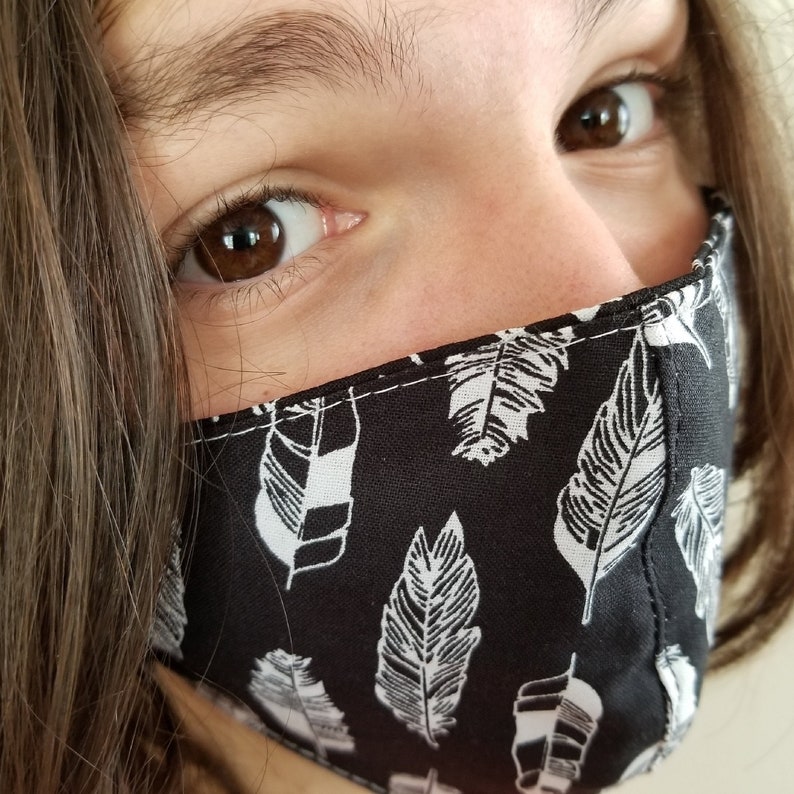 Cloth Face Mask Face Cover Washable Reusable 100% Cotton | Etsy