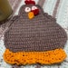 Crochet Chicken Hot Pad for the Kitchen - Etsy