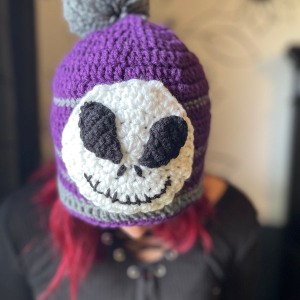Jack Skellington Hat Crochet Pattern - Etsy