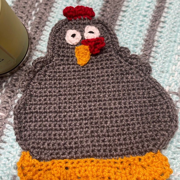Crochet Chicken Hot Pad - Etsy