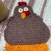 Crochet Chicken Hot Pad for the Kitchen - Etsy