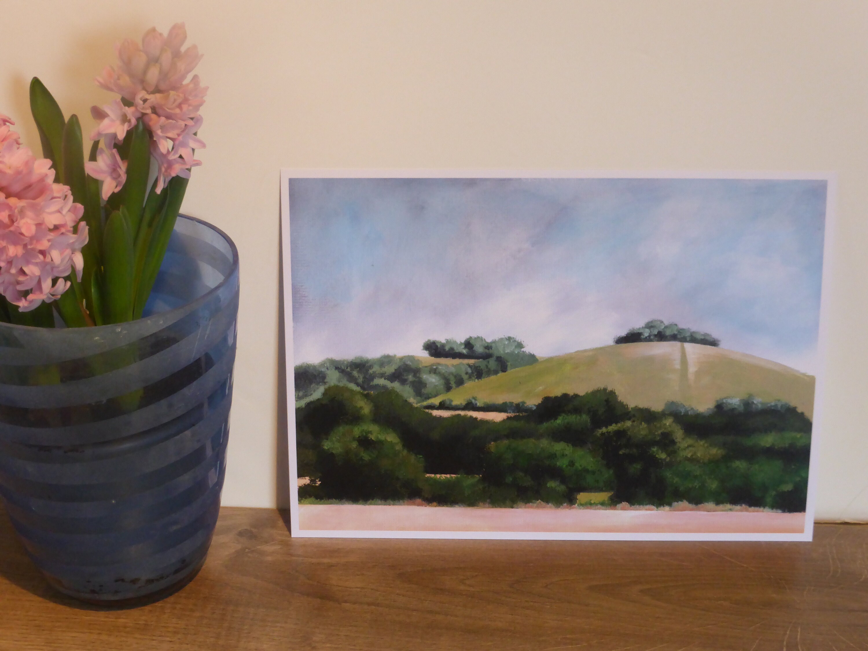 Wittenham Clumps, Oxfordshire, Hills, Trees, Acrylic Paint, Acrylics ...