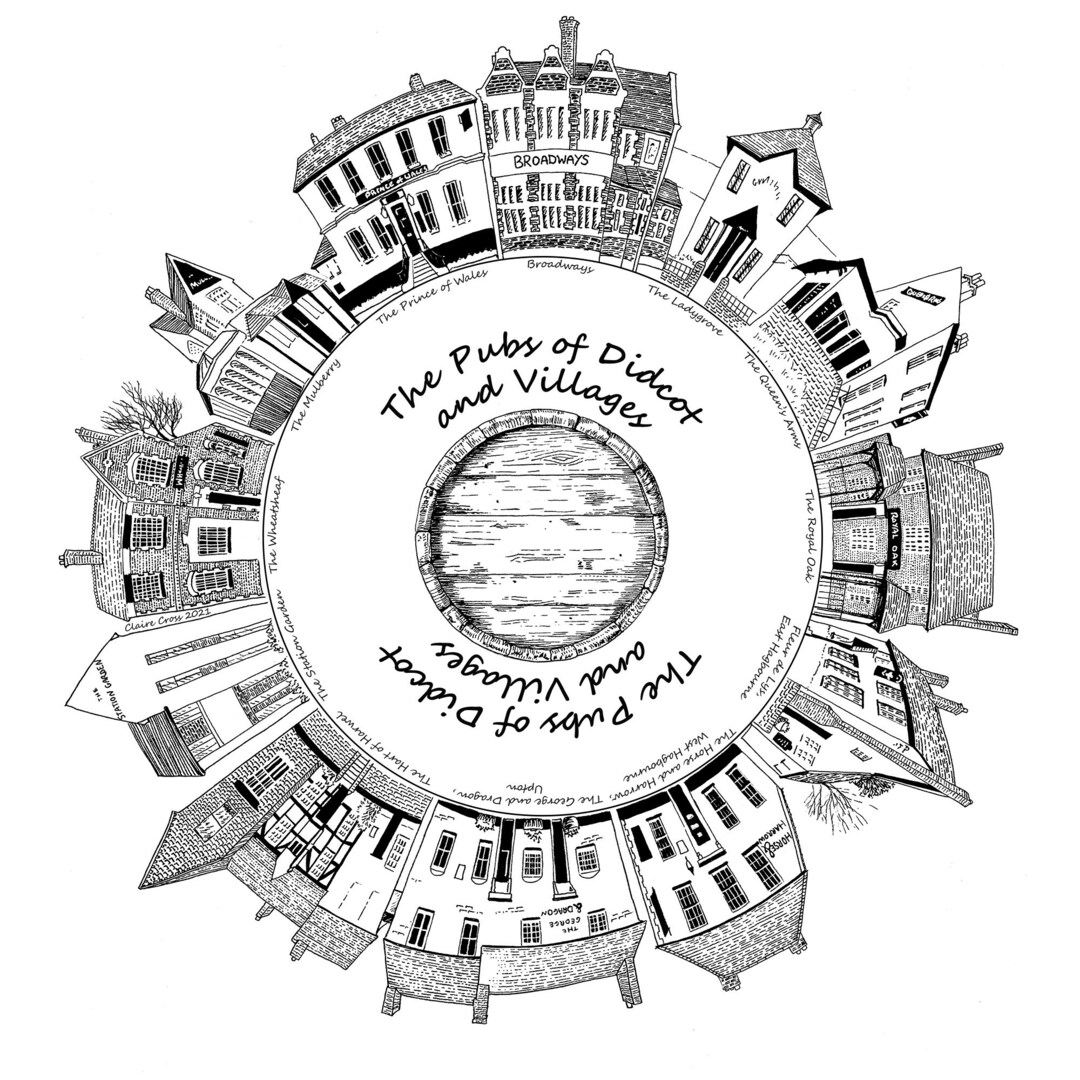 Didcot Pubs, Didcot, Print, Pubs of Didcot, Harwell, East Hagbourne ...