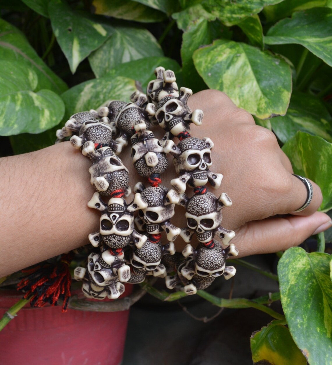 Mund Mala Goddess Maha Kali Mala Beautiful Natural Carved | Etsy