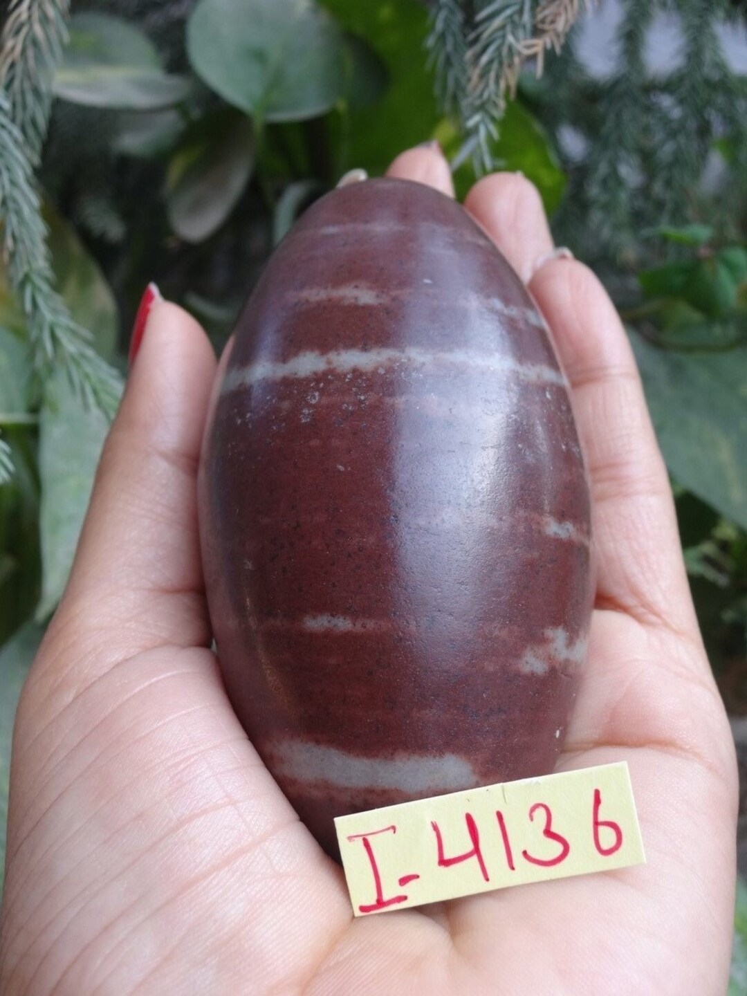 3.5 Inch Narmadeshwar Shiva Lingam is the Holy Symbol of Union of Lord ...