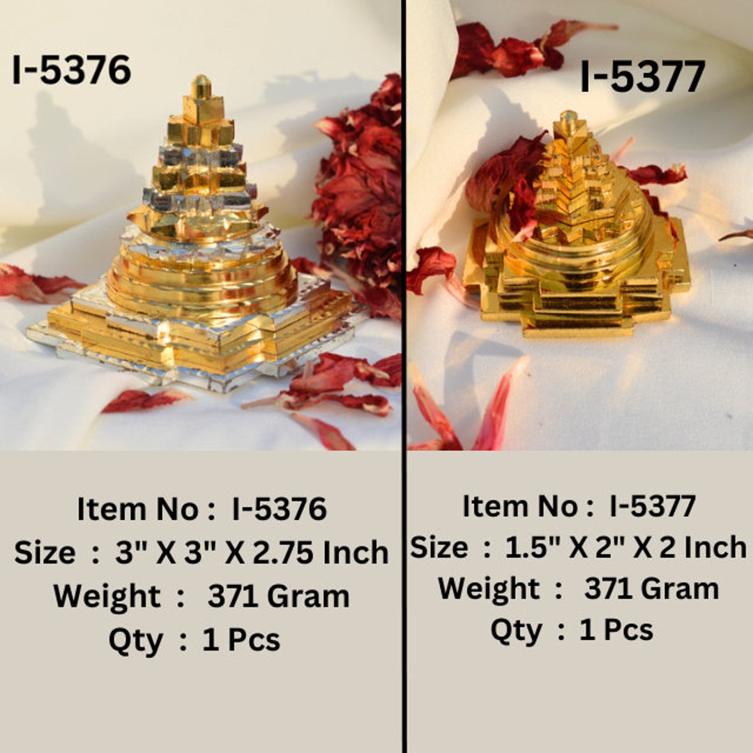 Shree Yantra / Meru Shree Yantra for Fengshui Vastu Pooja Home Symbol ...
