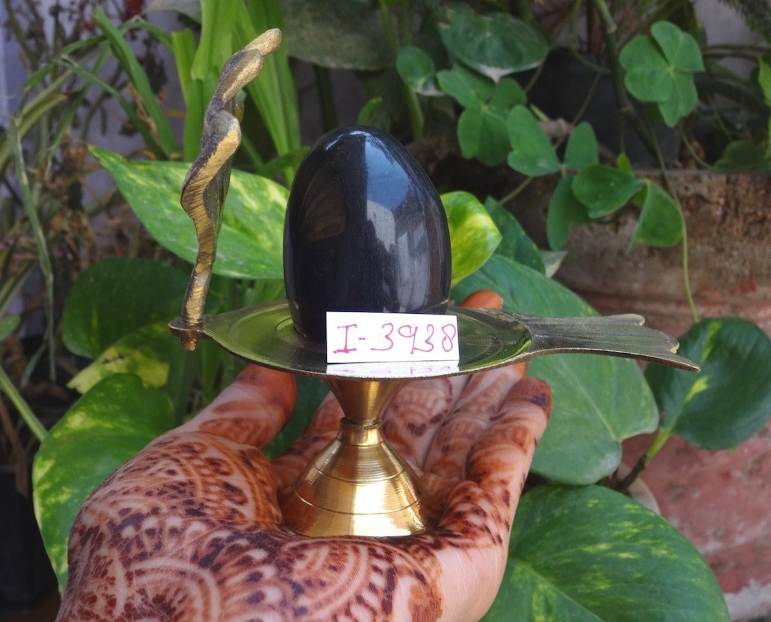 Shaligram Portable Shiva Ling Shivling Banalingam Shiv Ling With Yoni ...