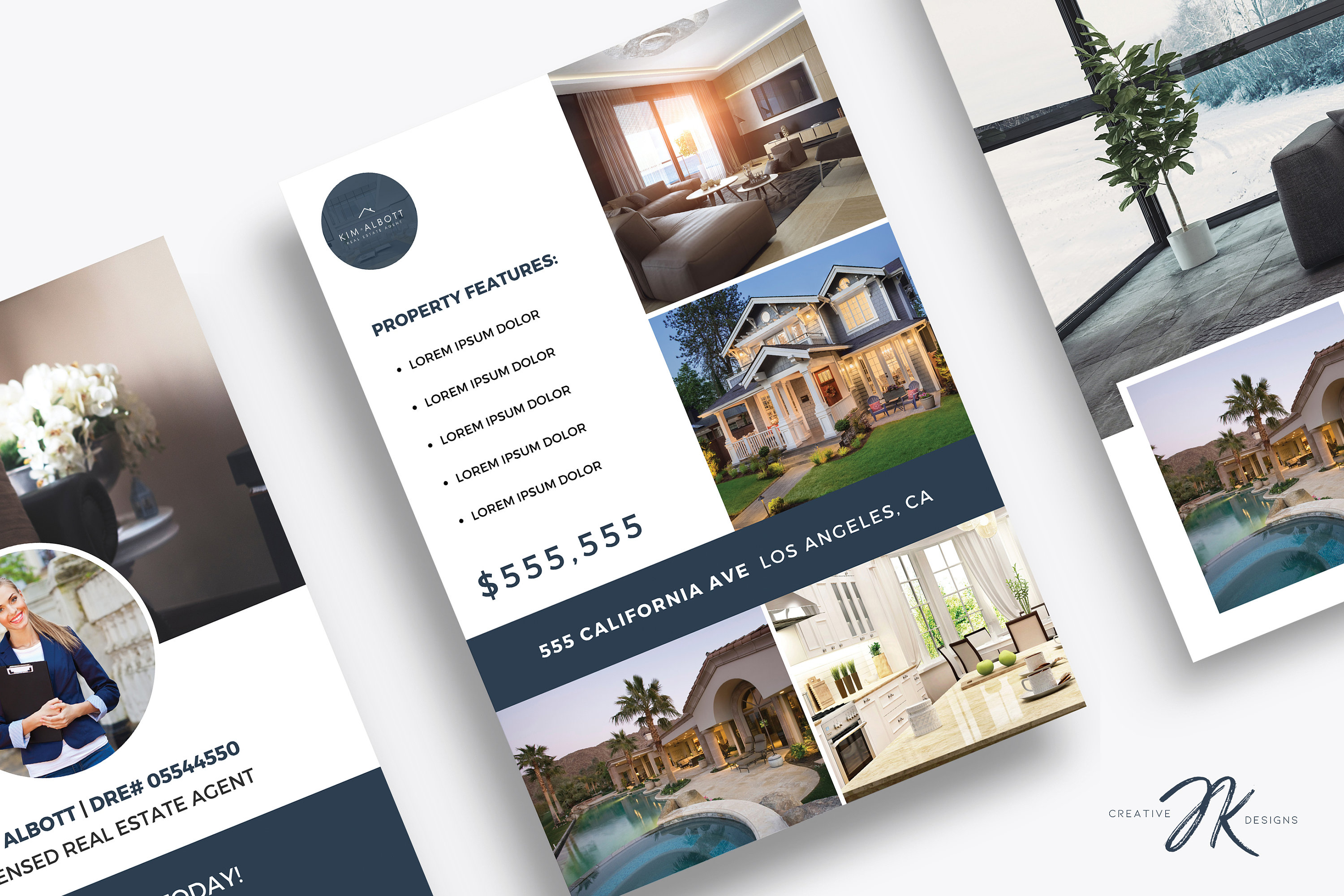 Luxury 4 Page A4 Real Estate Listing Brochure Editable - Etsy