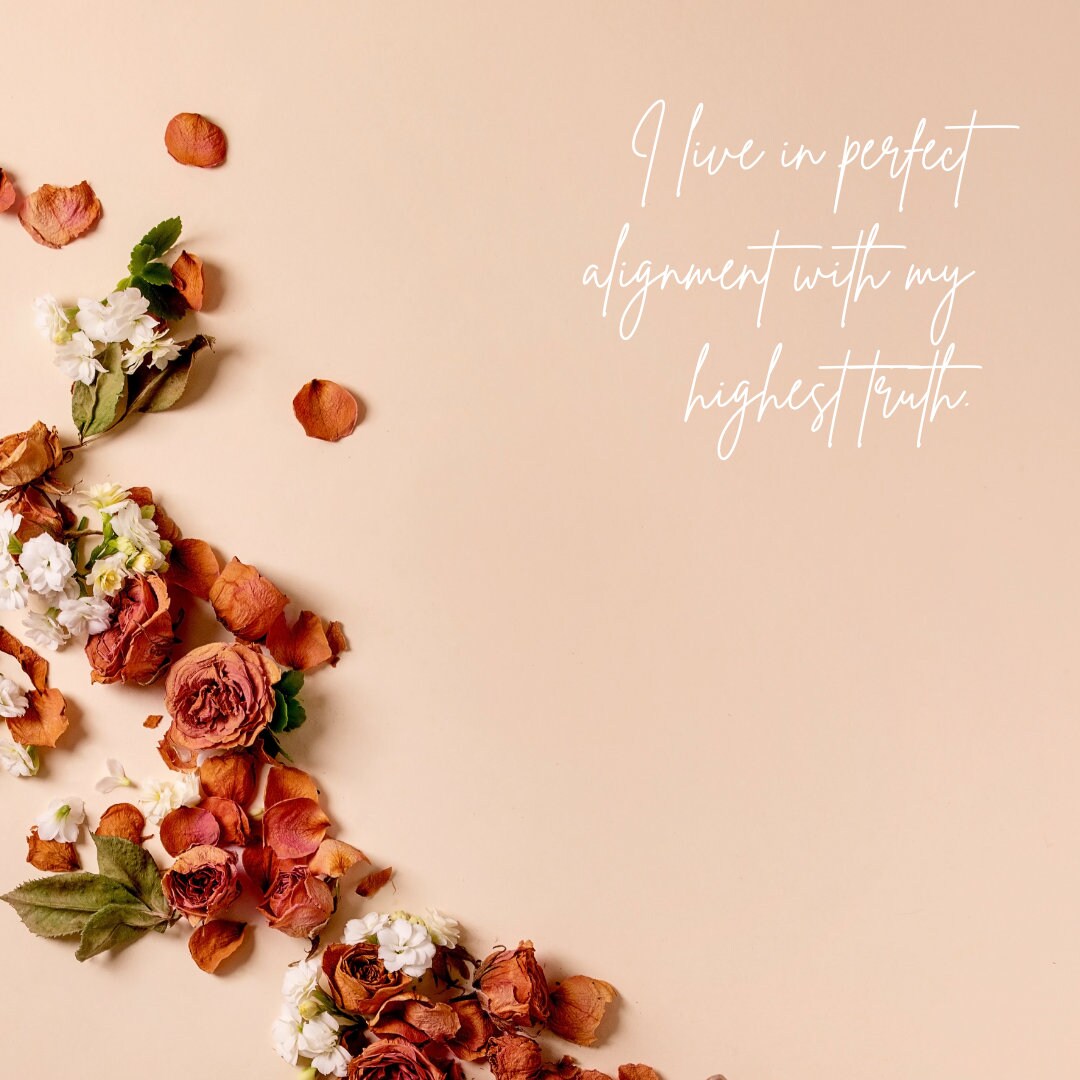 50 Ready to Post Affirmation Quote Social Media Posts FLORAL | Etsy