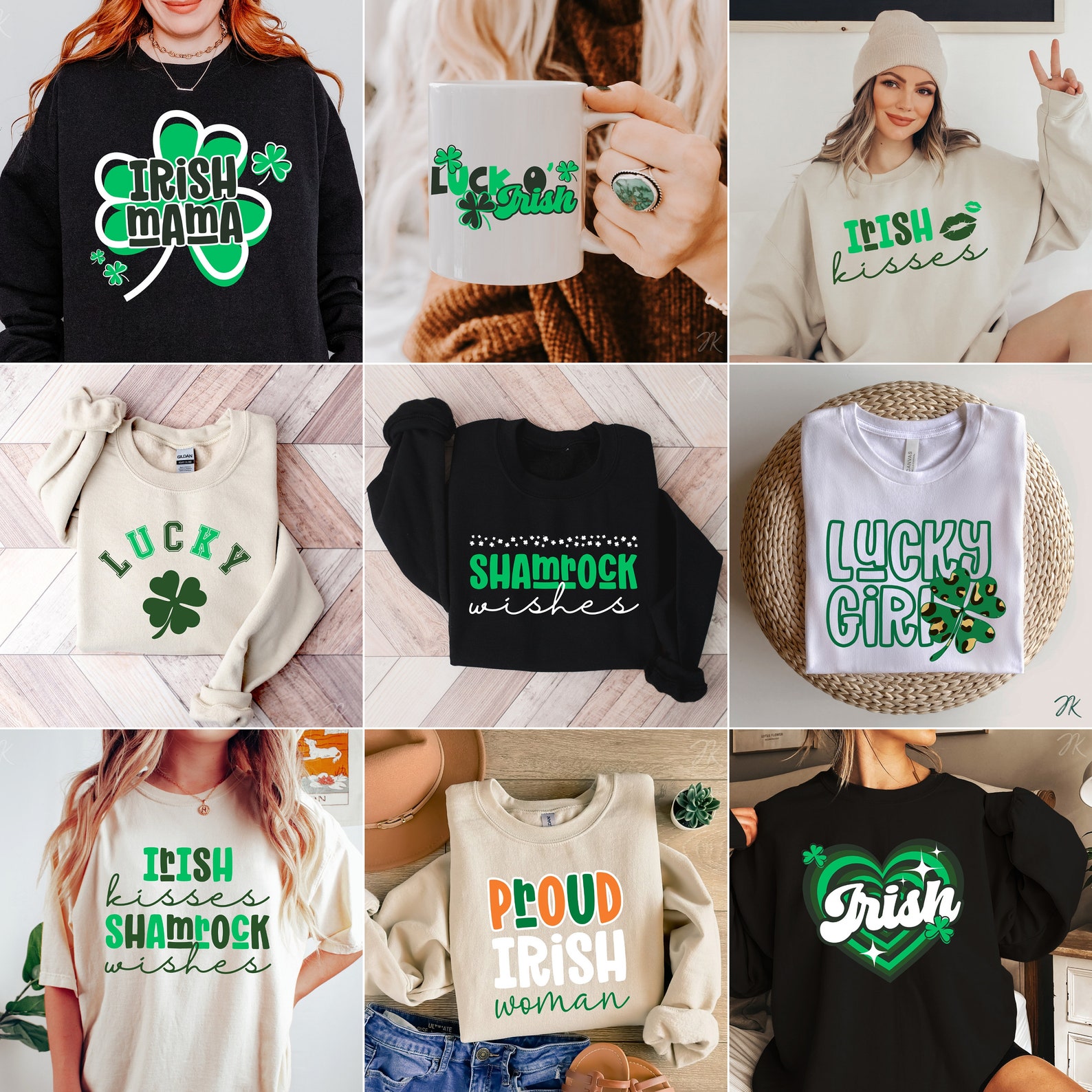Retro St Patrick's Day PNG Sublimation Bundle | Irish Shirt Design ...