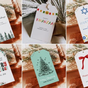 MEGA Holidays Gift Tags Bundle | DIY Christmas Tag | Editable Printable ...