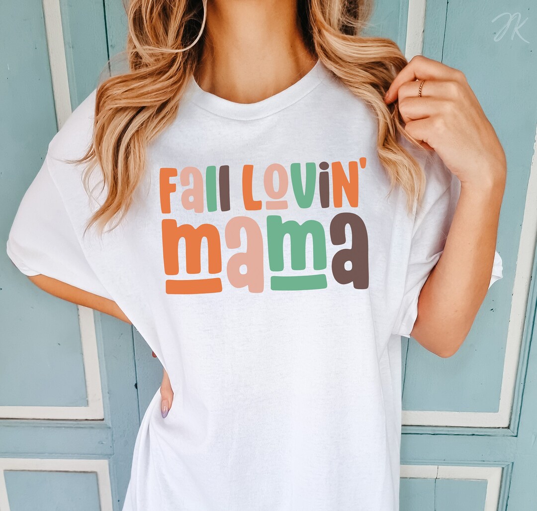 Retro Fall Loving Mama SVG PNG | Fall Boho Svg Png | Autumn PNG | Fall ...