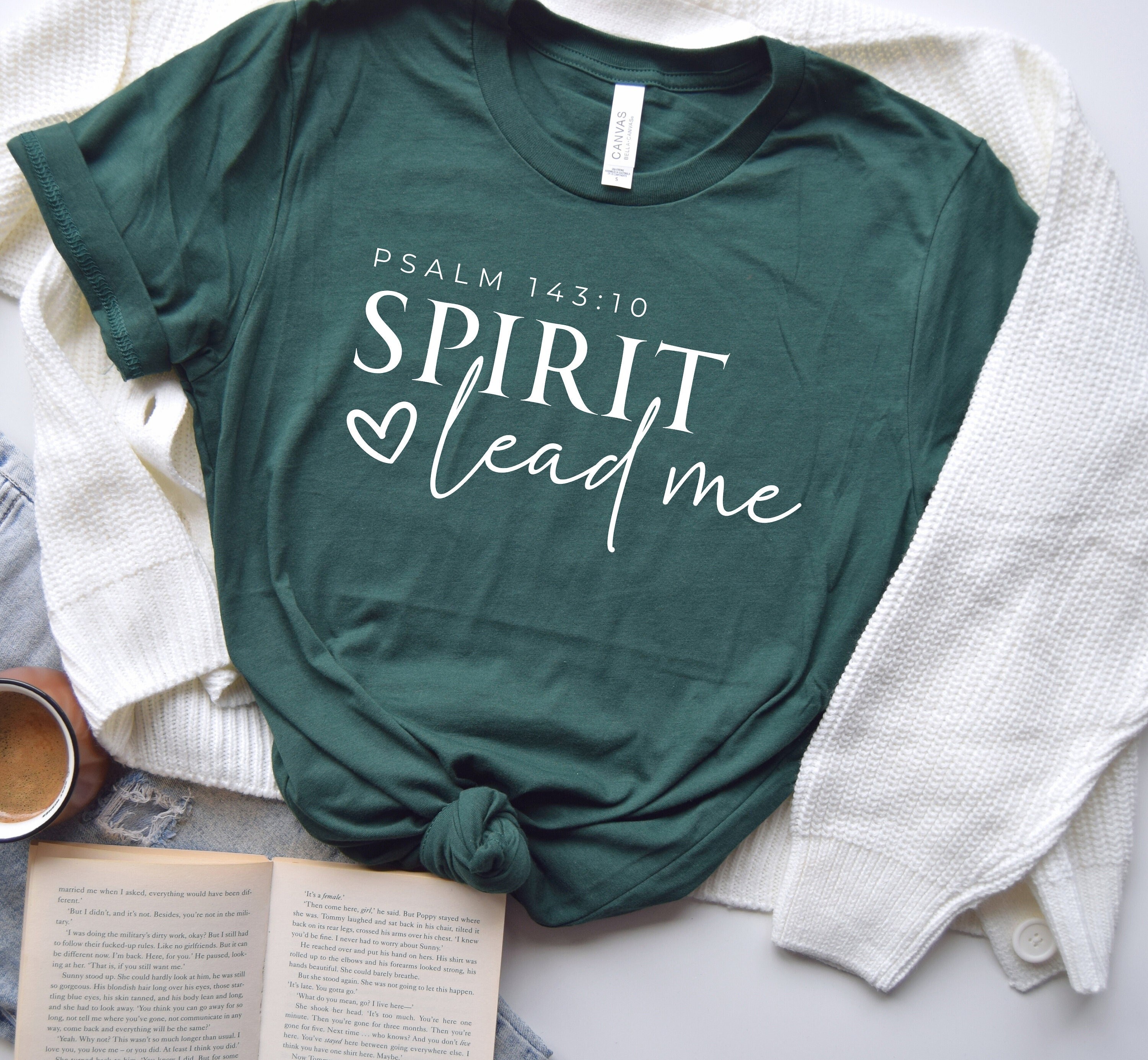 Spirit Lead Me Verse PNG: Christian Shirt Design (cricut Cut File) - Etsy