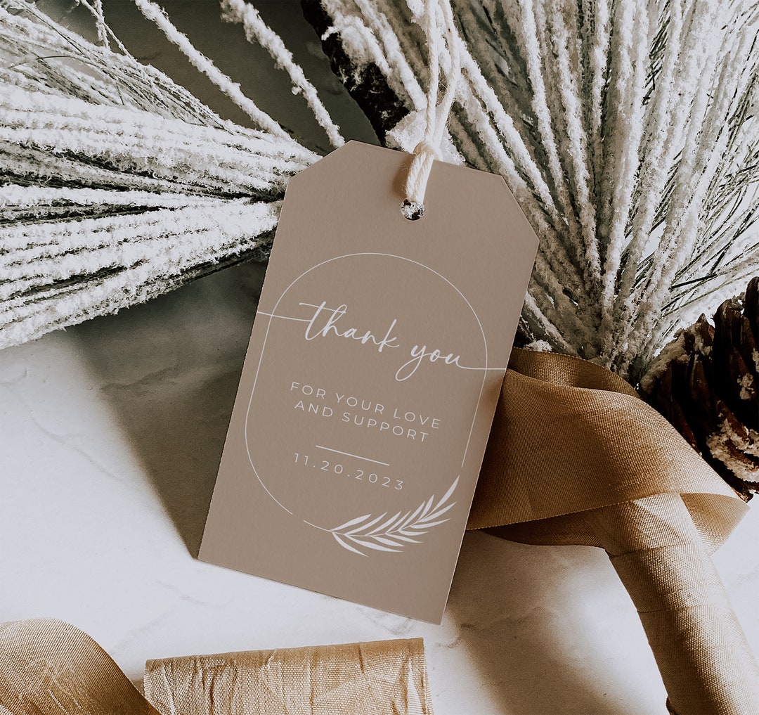 Boho Wedding Tag Bundle | DIY Wedding Card Tag | Editable Printable ...