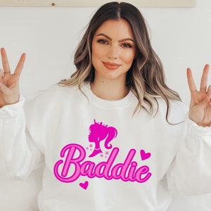 Baddie Barb Silhouette SVG: Shirt Design Clipart (commercial Use) - Etsy