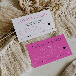 Small Business Bundle in Pink and Black | Printable Business Card | DIY ...