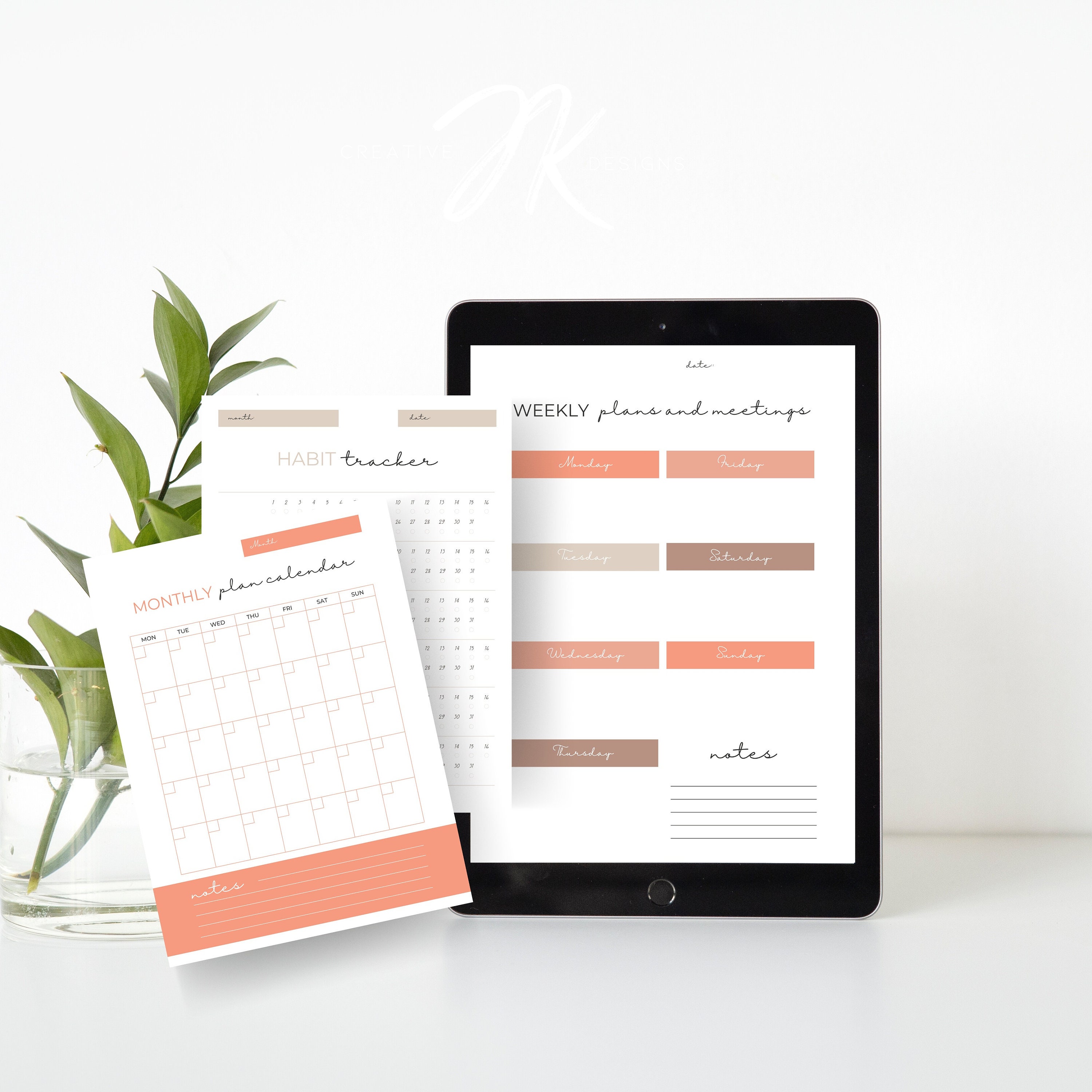 2023 Editable Digital Printable Boho Planner iPad Planner - Etsy